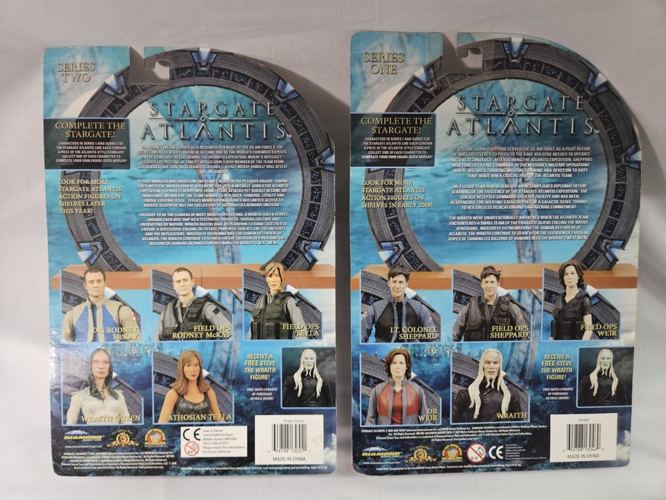 Lot Of 8 - Diamond Select Stargate Atlantis Series 2 Athosian Teyla ...