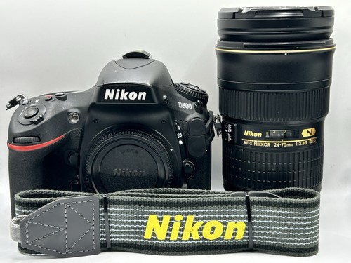Nikon D800 DSLR Camera + AF-S Nikkor 24-70mm f/2.8G ED Lens-15K Shutter ...