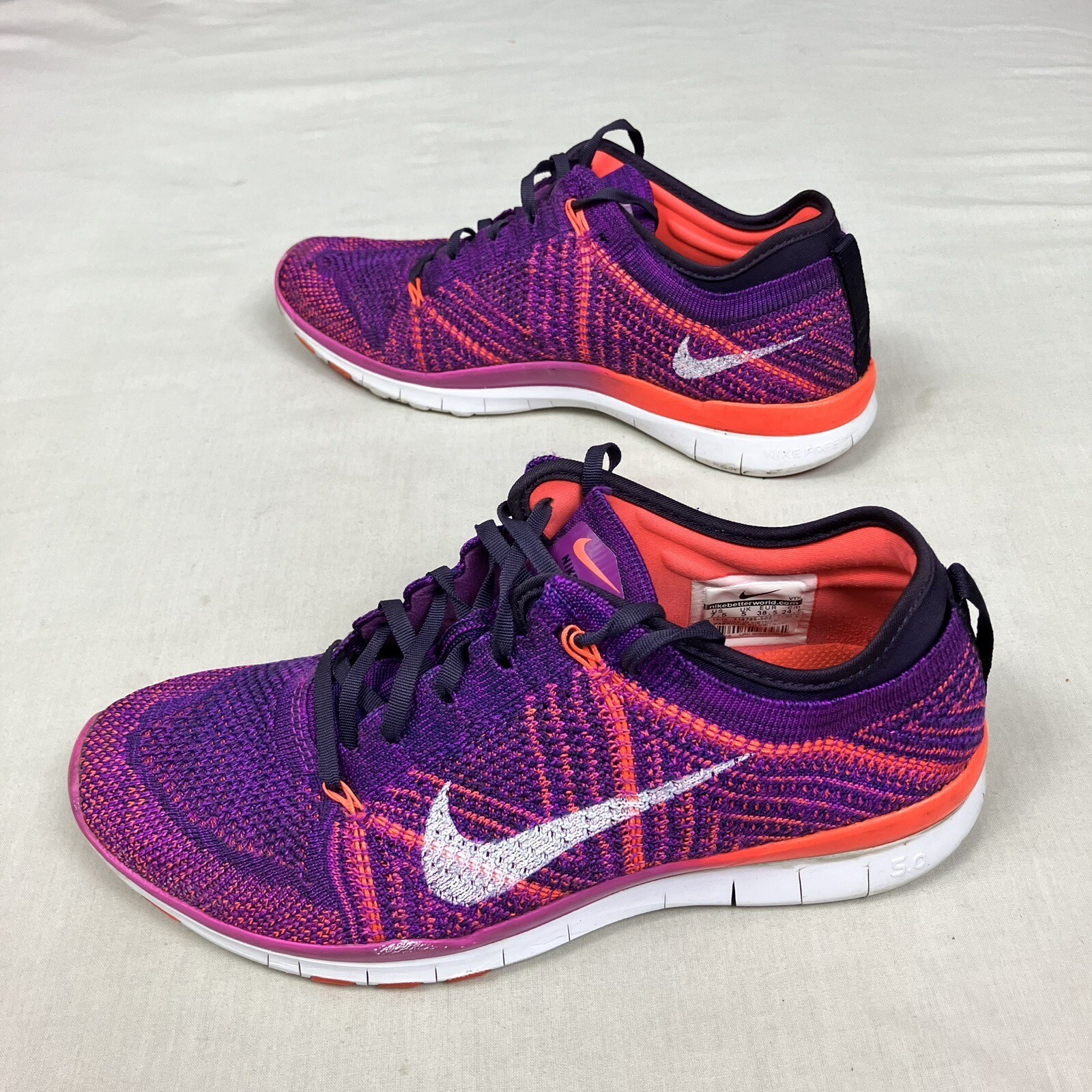 Size 5 - Nike Free TR Flyknit Hyper Violet for sale online | eBay