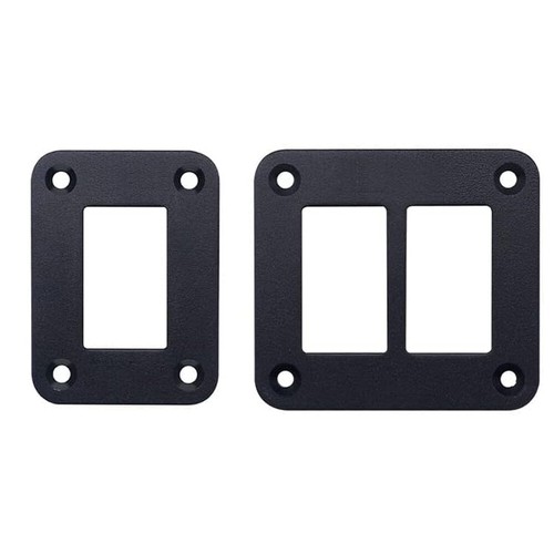 SPST/DPDT Rocker Switch Panel Housing Black Aluminium Switches Shell ...