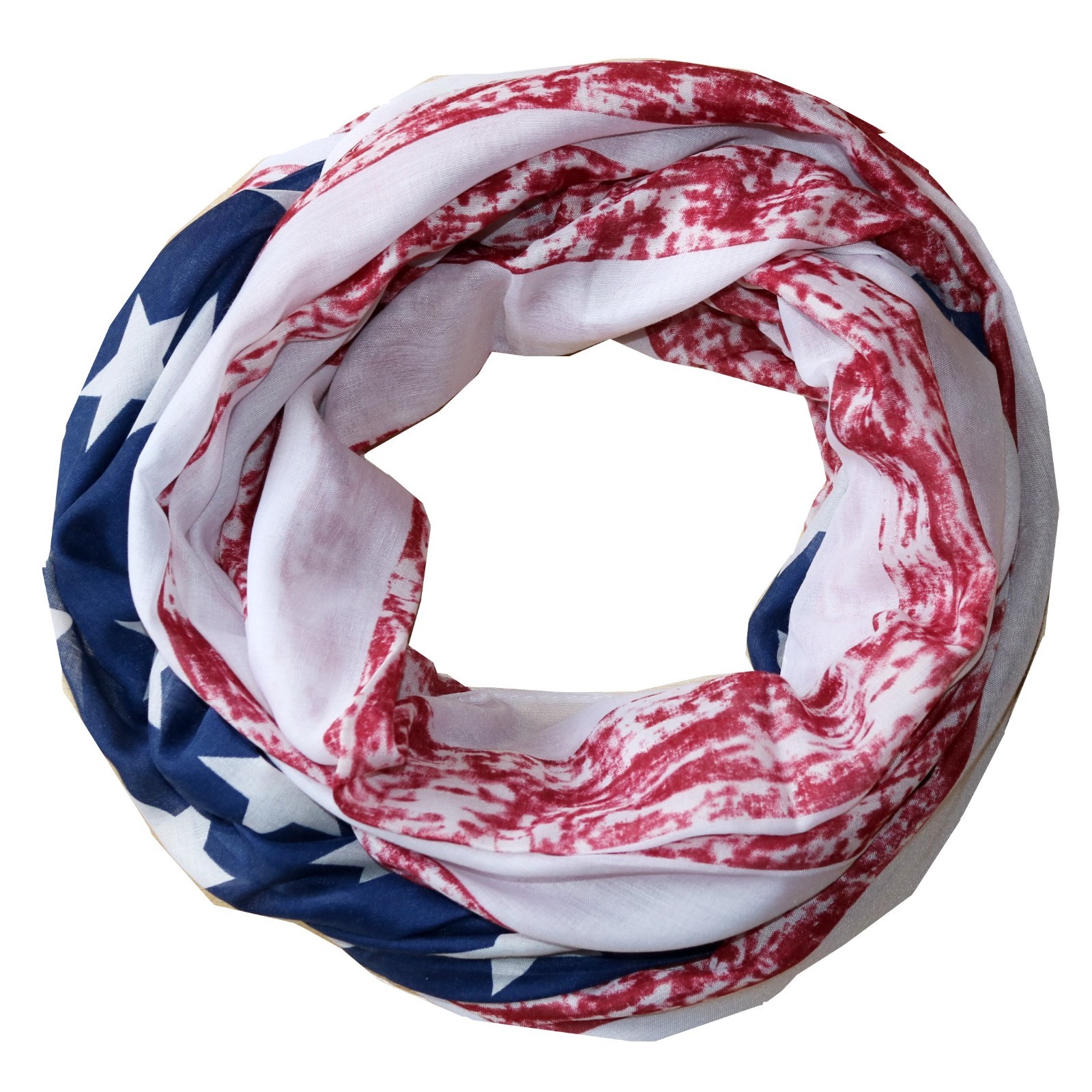 Halstuch Loop: USA Stars Stripes Pferde Schal Tuch Schlauchschal Cowboy ...