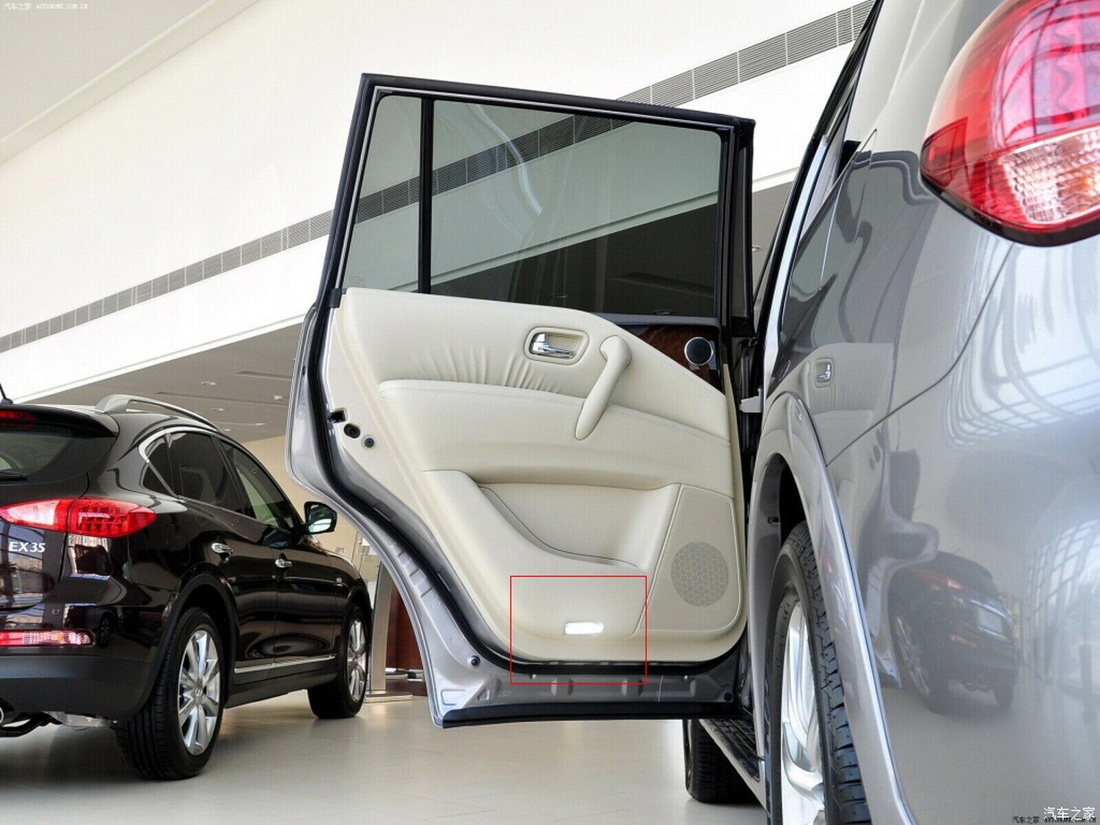 2x LED Side Door Courtesy Lights Lamp For 2009-2018 Infiniti FX35 FX37 ...