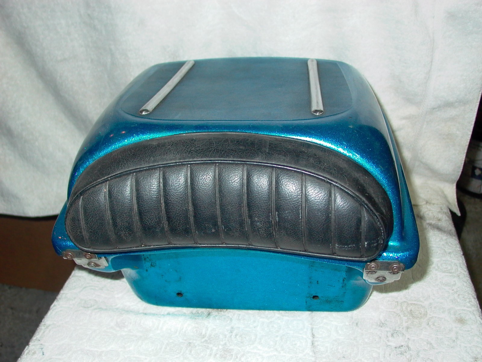 WIXOM Ranger #304 Blue Top Case Box Trunk Luggage w/ Backrest BMW ...