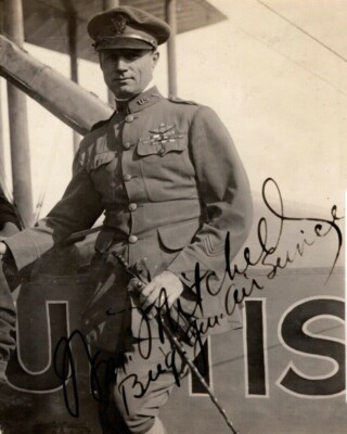 Pilot General William Billy Mitchell Signed WWI Autographed 8x10 Photo ...