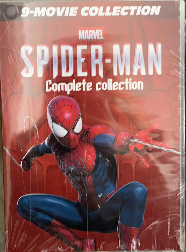 Spider-Man Complete Collection 9-Movie Collection DVD New Sealed Region ...