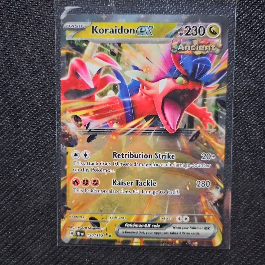 Koraidon EX 120/162 Full Art Temporal Forces Pokemon Card | eBay