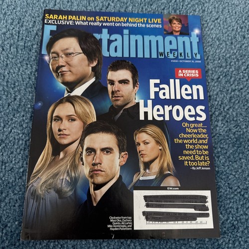 Entertainment Weekly Magazine October 31, 2008 Masi Oka Zachary Quinto ...