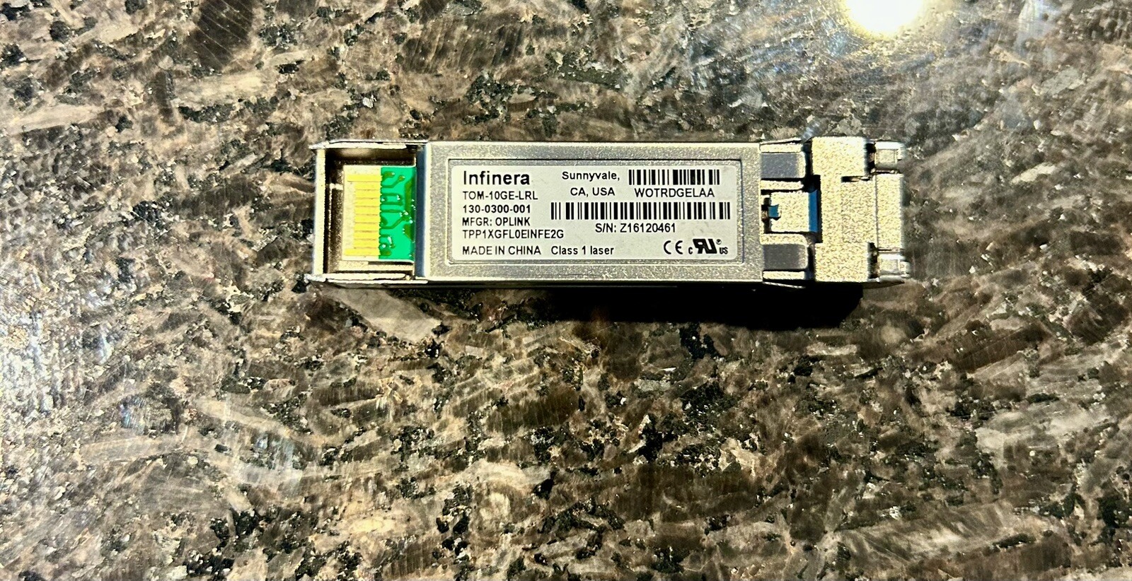 Infinera TOM-10GE-LRL 10GBase LR LC, 10 Km,1310 nm SFP+ transceiver 130 ...