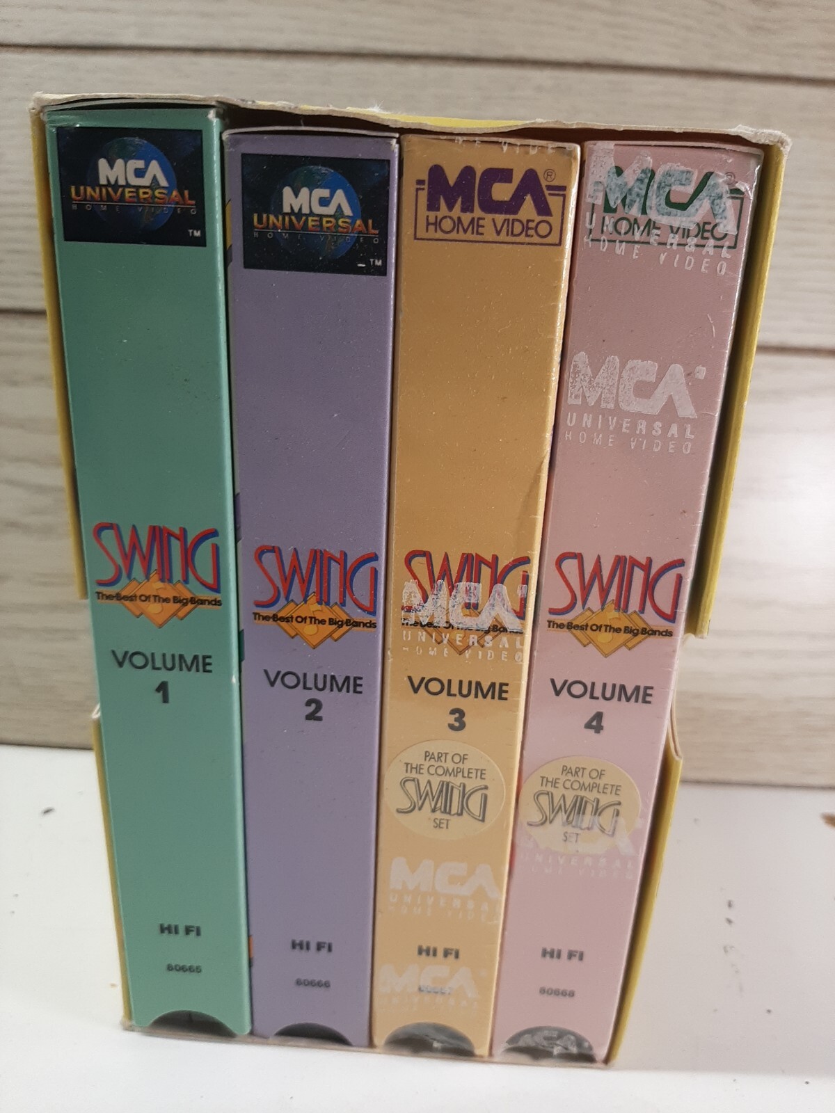 Swing: The Best of the Big Bands (VHS, 1987) 4 tapes 2 boxes sealed…Vol ...