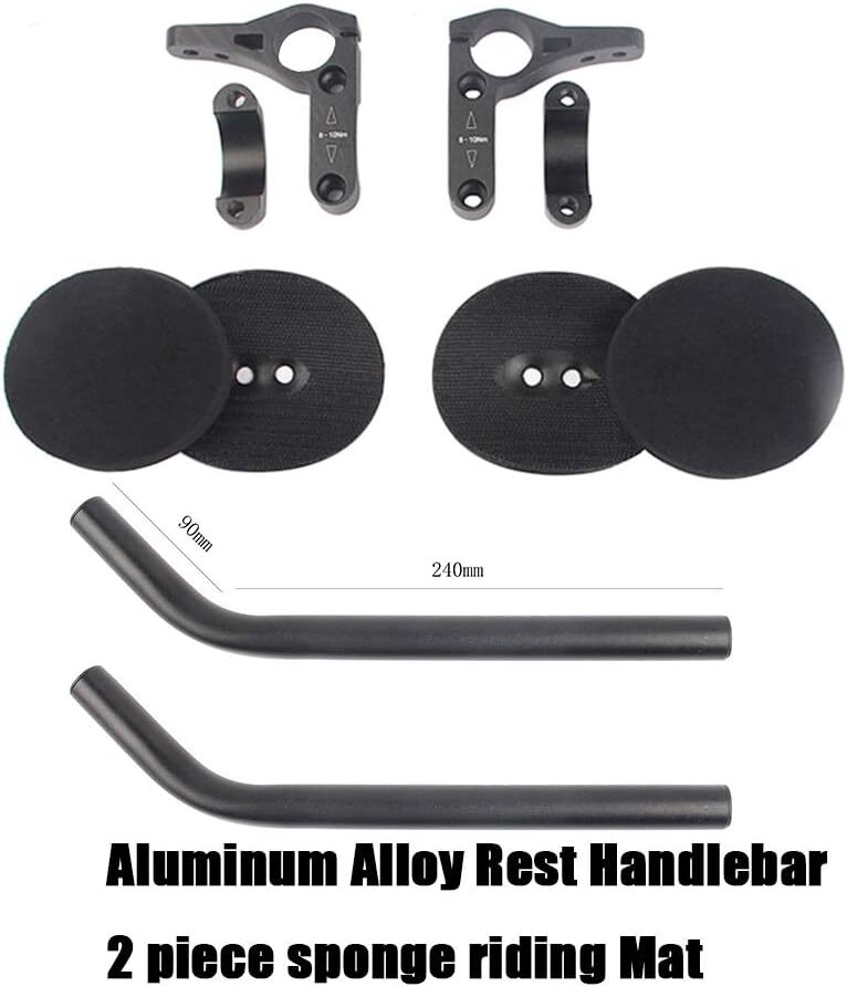 Aero Bars,Bicycle Bike Armrest Handlebars TT Rest Bar Aluminum Alloy ...