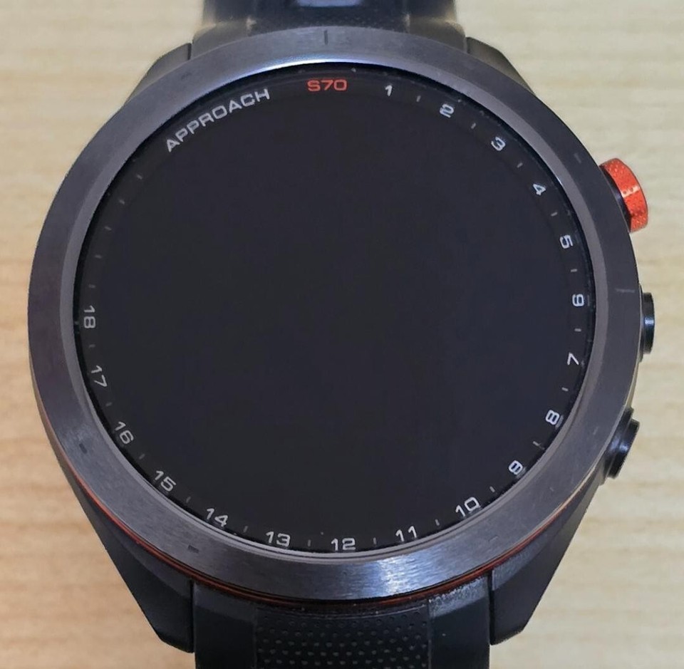 Garmin Approach S70 Golf Watch black GPS smartwatch with box from Japan ...