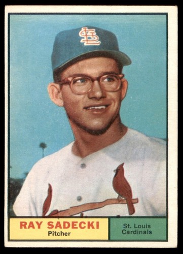 1961 Topps Baseball Ray Sadecki St. Louis Cardinals #32 | eBay