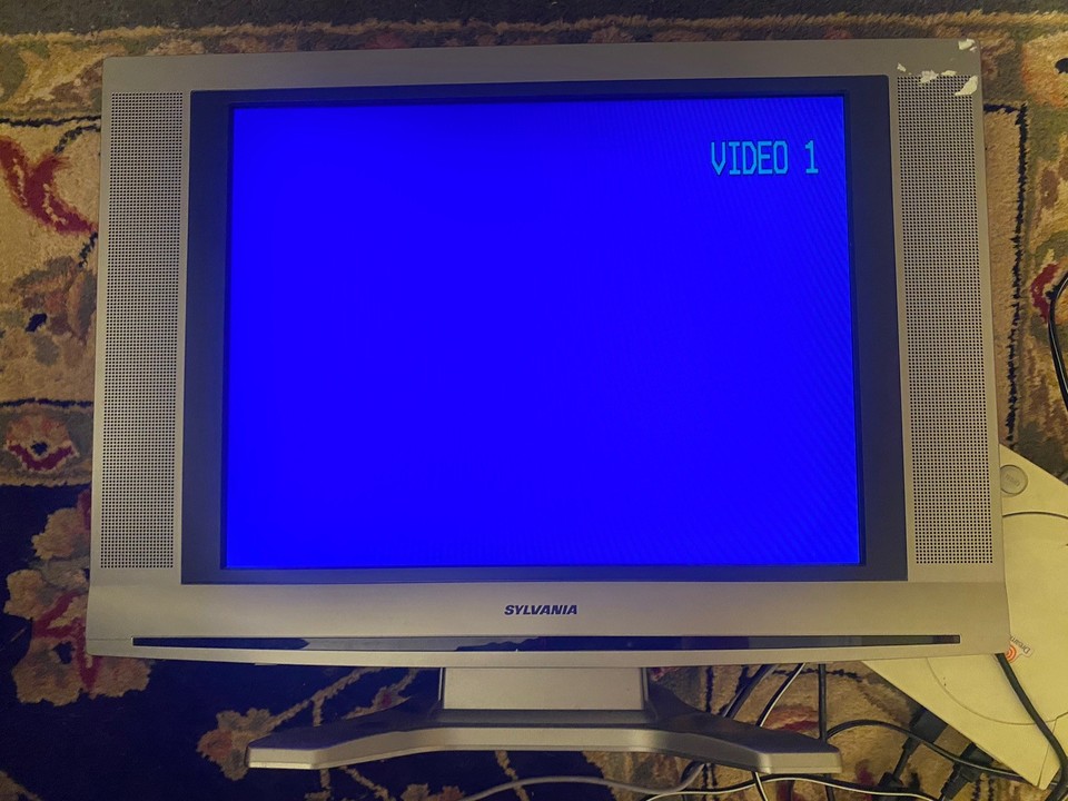Sylvania 20” LCD Retro Gaming TV W/remote 4x3 screen RCA #6620-LCT LCD ...
