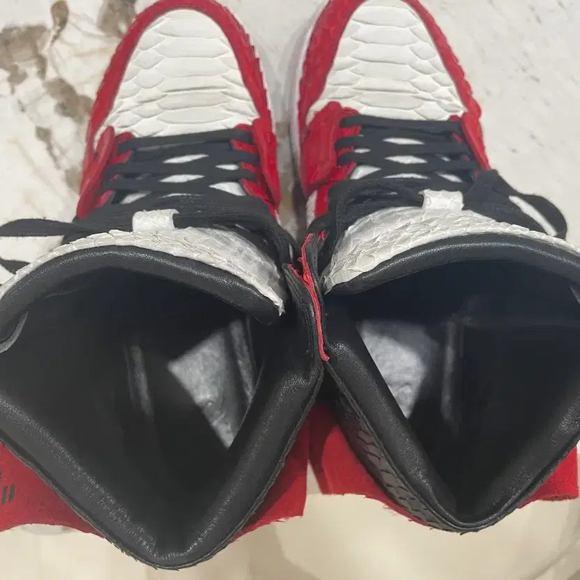 Custom Crocodile Leather Air Jordan 1 Sneakers - Size 265 | eBay