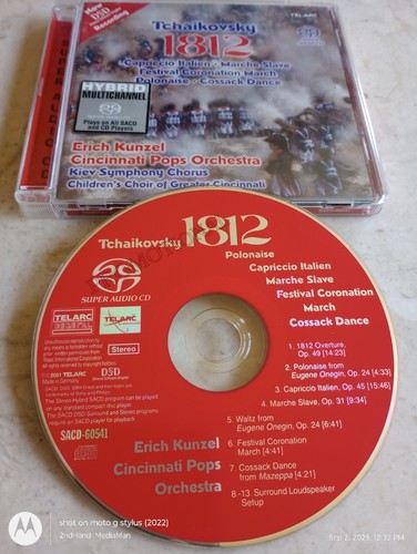 2001 TELARC TCHAIKOVSKY 1812 OVERTURE SACD CD HYBRID GERMANY ...