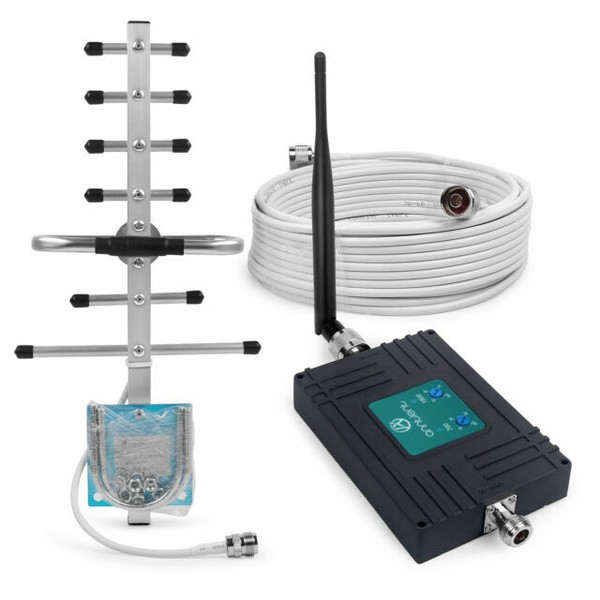 4G LTE Band 28 700/1800MHz Signal Booster 70dB Amplifier Repeater ...