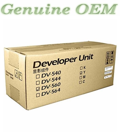 302HN93263/DV560Y,DV-560Y Original OEM Kyocera Developer Unit, Yellow ...