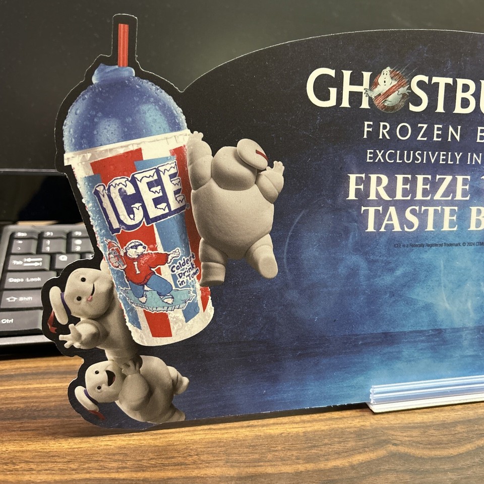 ICEE Ghostbusters Frozen Empire 16 x 7 Display Sign | eBay