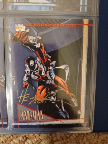 2015 Marvel Retro 1993 Universe Series 4 Autograph card #18 ANT-MAN ...