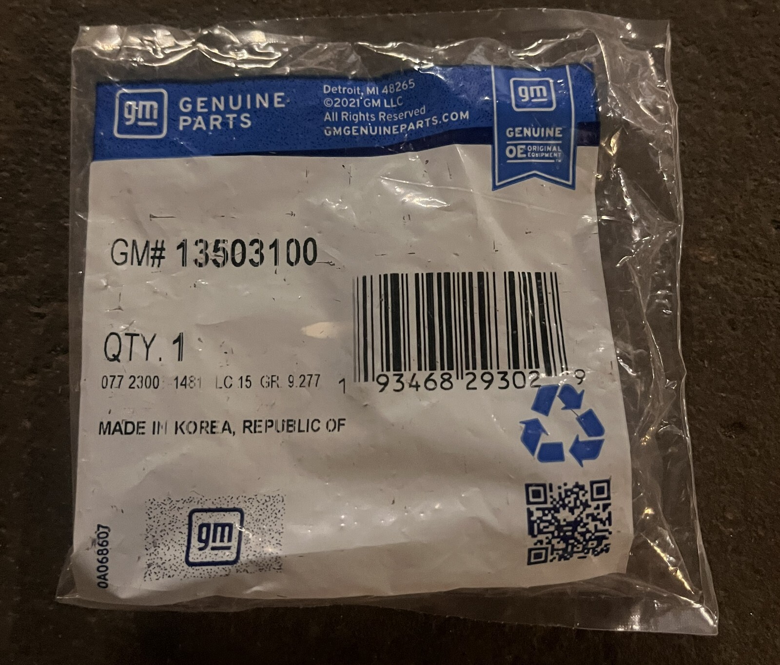 Genuine GM 13503100 Headlight Relay Z | eBay