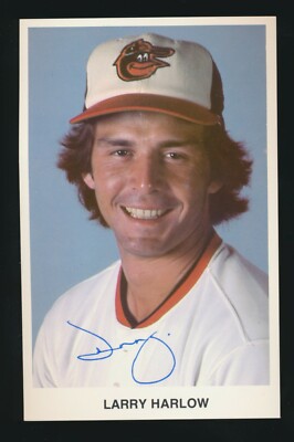 1978 Baltimore Orioles Team Issue -LARRY HARLOW *Autographed* | eBay
