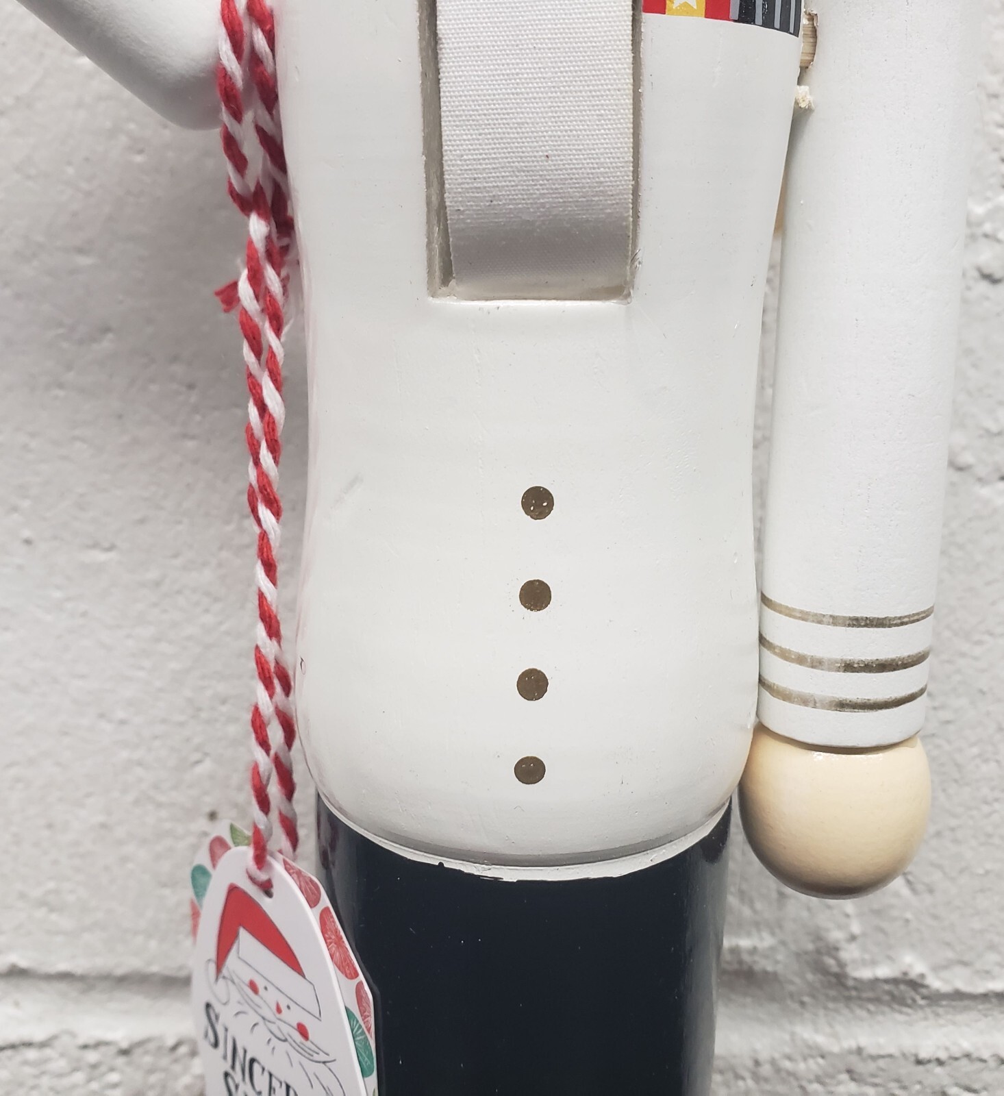 Wooden Christmas Nutcracker, 14", FEMALE NAVY SOLDIER IN UNIFORM GIVES ...