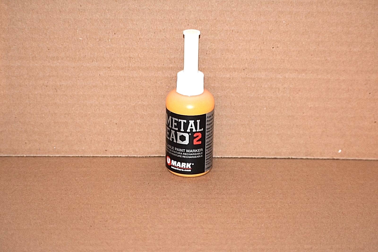3 Metal Head Paint Markers 2 Oz Yellow Auto Salvage Industrial Junk ...