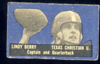 1950 Topps Felt Backs Football Lindy Berry *d2 | eBay