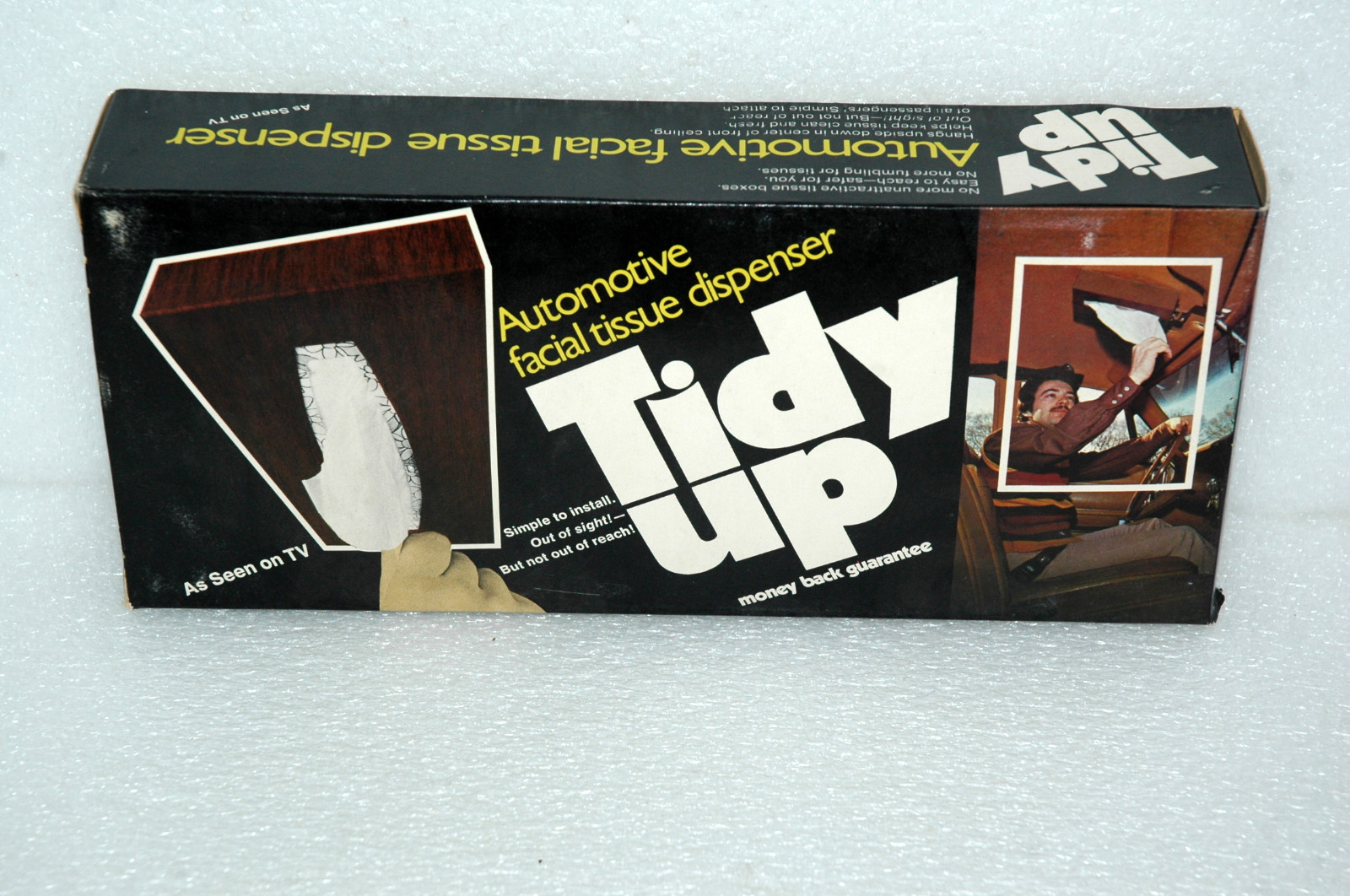 Vintage Tidy-Up Atco 1970s 1980s Car Auto Garage Shop Facial Tissue ...