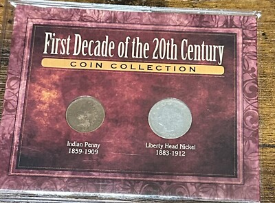 First Decade of the 20th Century Coin Collection 2 Coin Set V Nickel ...
