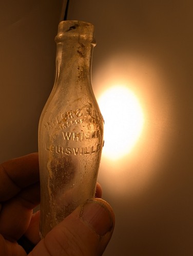 TAYLOR & WILLIAMS WHISKEY LOUISVILLE 5" MINIATURE SAMPLE BOTTLE 1890s ...