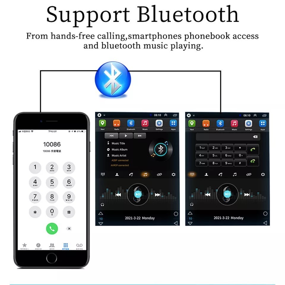 For Ford Edge 2010-2015 9.7" Car Radio Stereo Carplay Android 13 ...