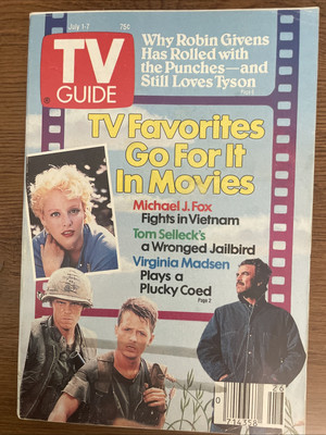 TV Guide Jul 1-7 1989 Tom Selleck-Michael Fox-Virginia Madsen -L.A. Ed ...
