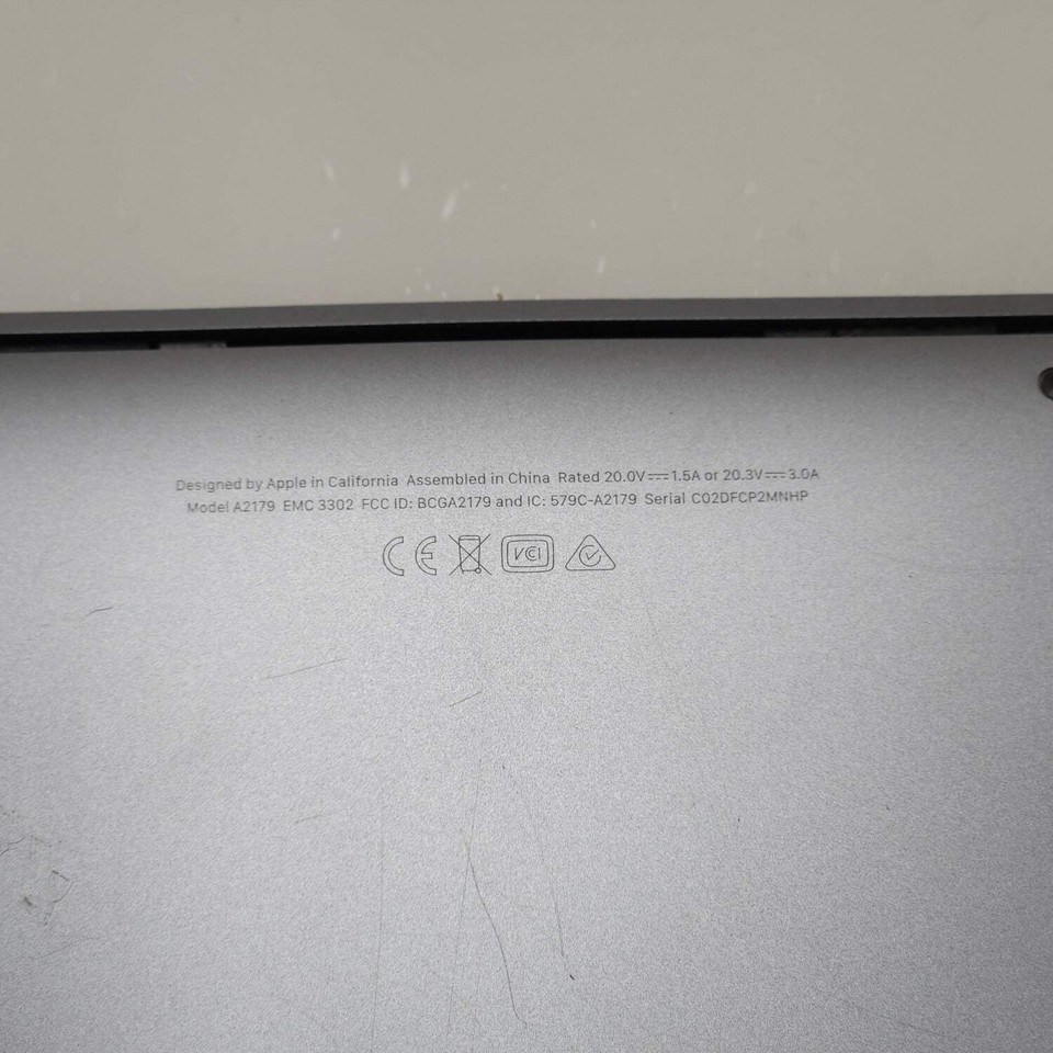 2020 Apple MacBook Air 13.3" i3 1.1GHz 8GB RAM 256GB SSD A2179 Bad ...