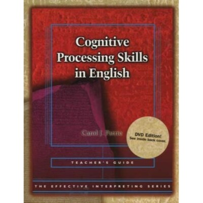 Effective Interpreting: Cognitive Processing Skills in English (Teacher ...
