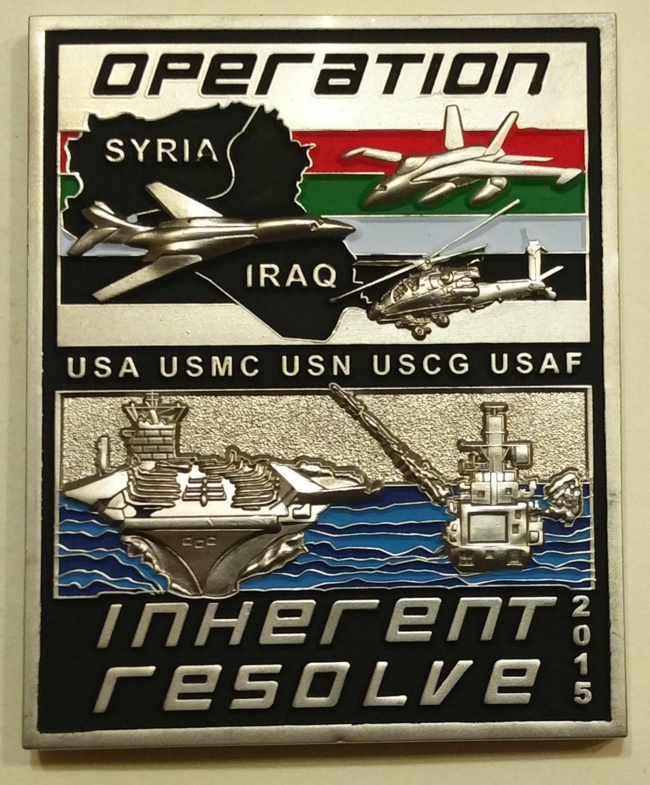 Operation Inherent Resolve Destroying ISIS ISIL Joint Challenge Coin | eBay