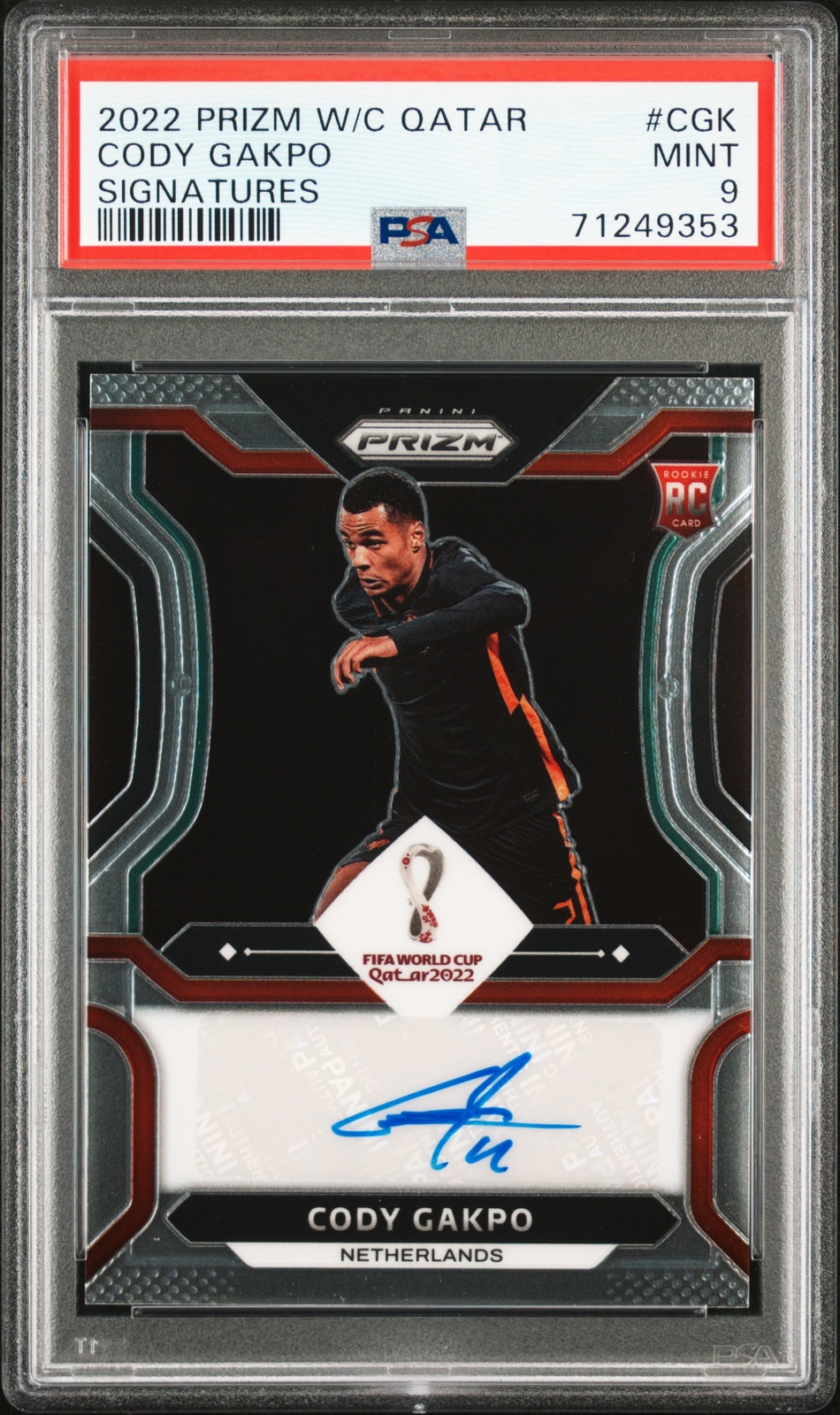 2022 Panini Prizm World Cup Qatar - Signatures #S-CGK Cody Gakpo (AU ...