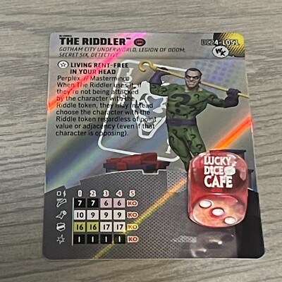 DC Heroclix The Riddler Legacy Card DC24-L051 | eBay