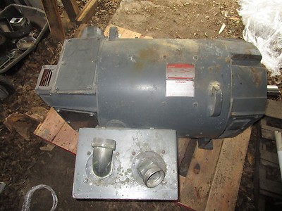 150 HP G.E. DC motor 1750/ 2000 RPM CD409AT Frame 500 Volts Mod ...