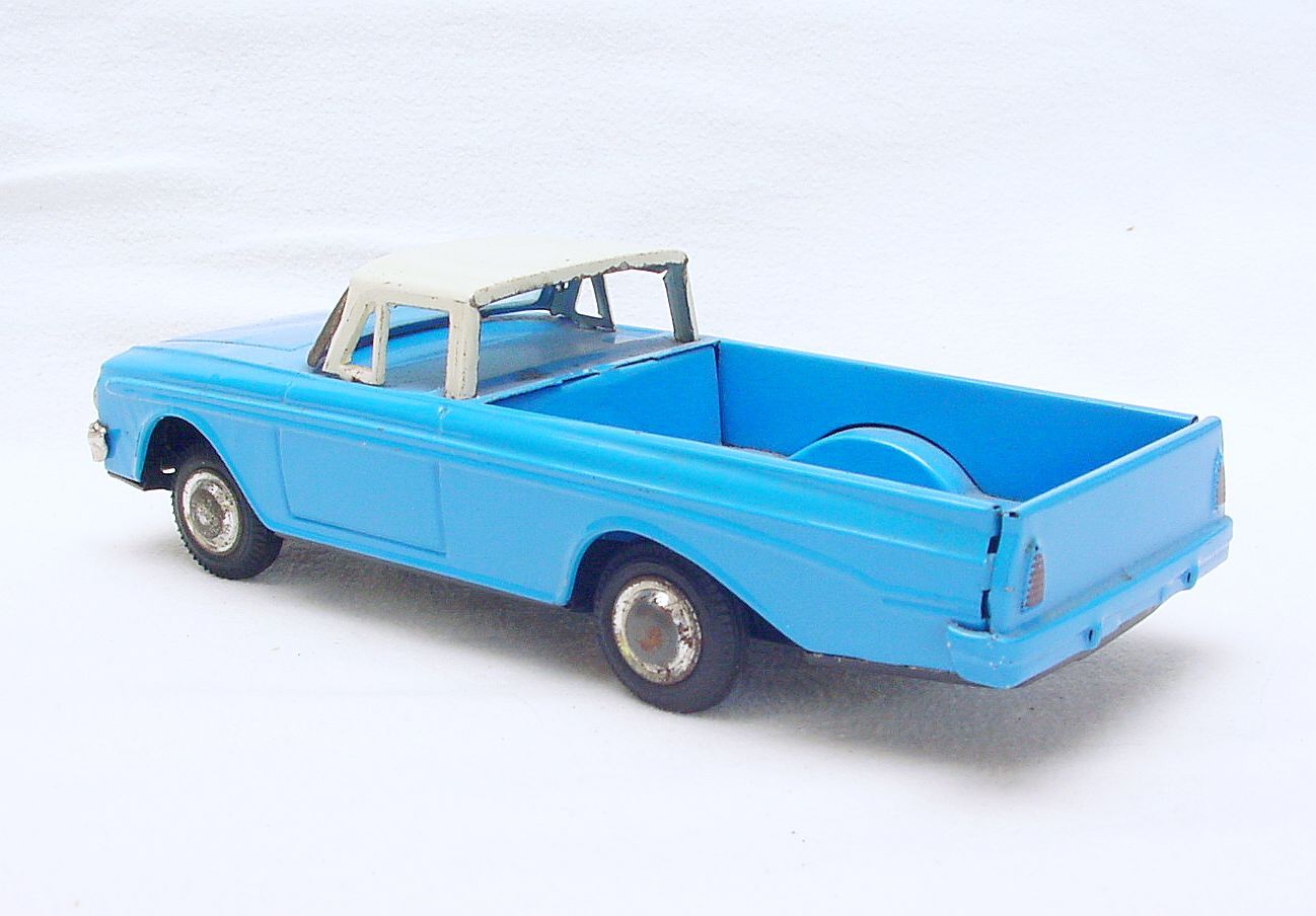 TN Japan 1:25 CHEVROLET PICK-UP Truck Friction Tin Toy Car NM`60ties ...