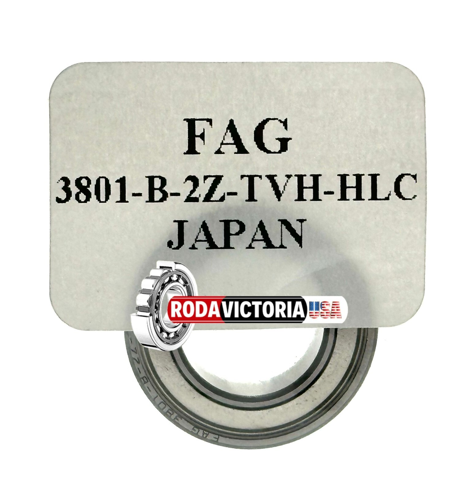 FAG JAPAN 3801 B 2Z TVH ANGULAR CONTACT BALL BEARING METAL SHIELDED ...