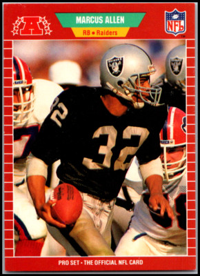 1989 Pro Set #182 Marcus Allen - HOF FREE SHIPPING! | eBay