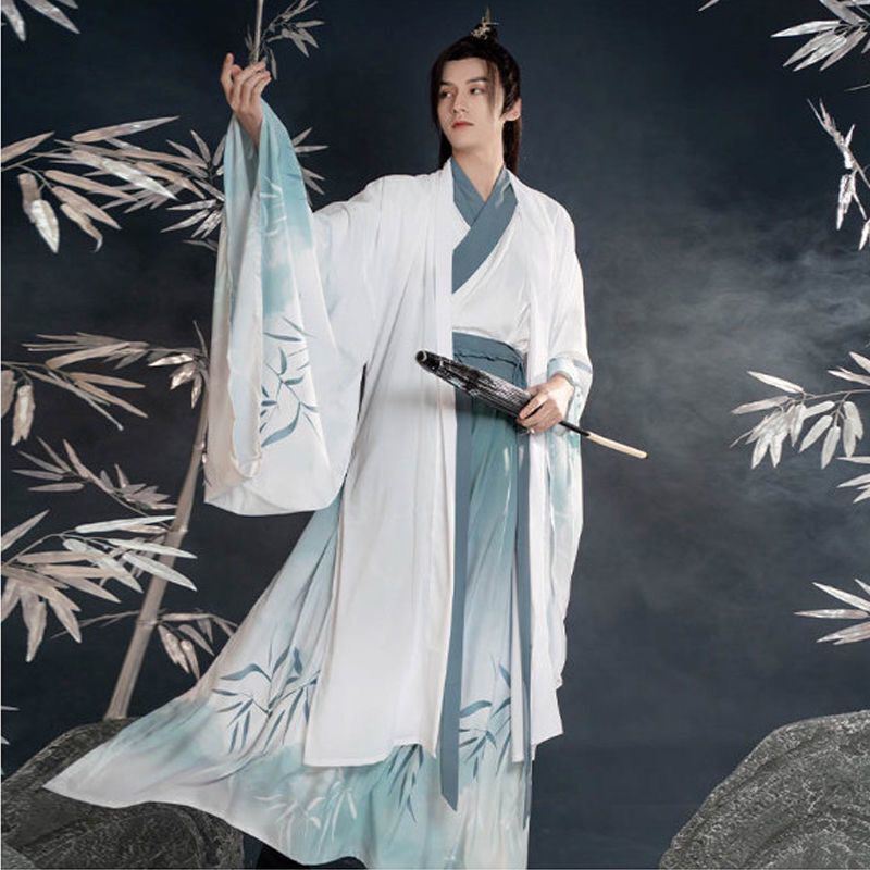 Dragon Pattern Clothes Chinese Style Traditional Hanfu Men Ancient ...