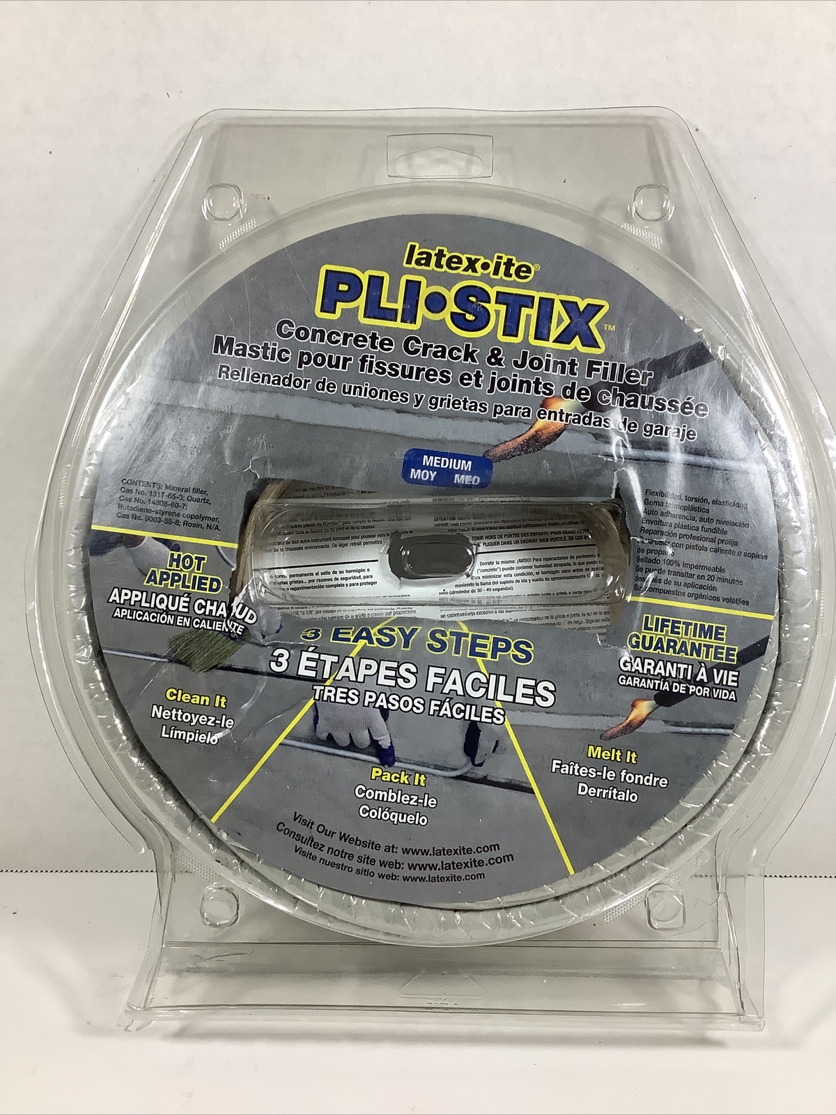 Latex-ite Pli-Stix 30 Ft. Driveway Crack and Joint Filler 35099 Latex ...