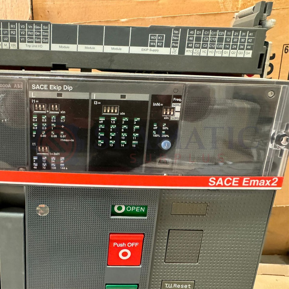 ABB ACB SACE E4.2V, 2000A, 3POLE ALONG WITH DRAWOUT | eBay