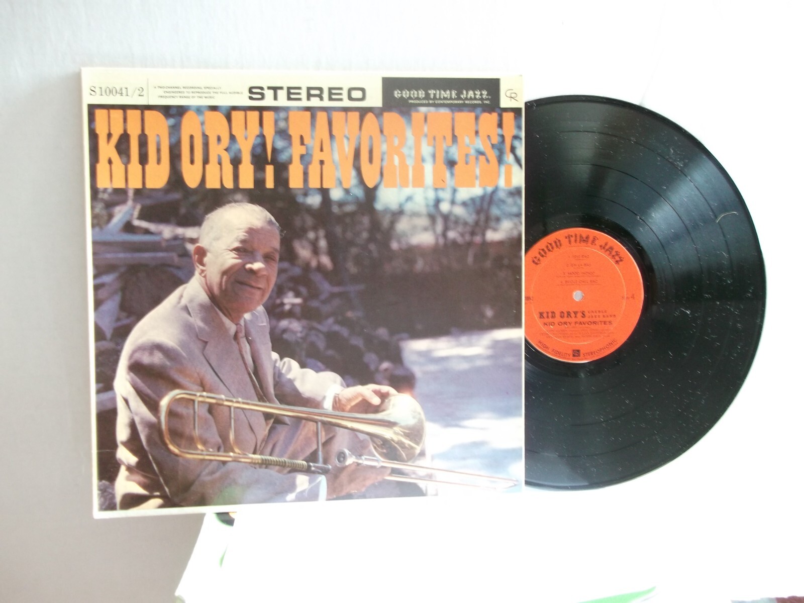 Kid Ory,Good Time Jazz,"Favorites",US,DBL LP,stereo,1961 Dixieland jazz ...