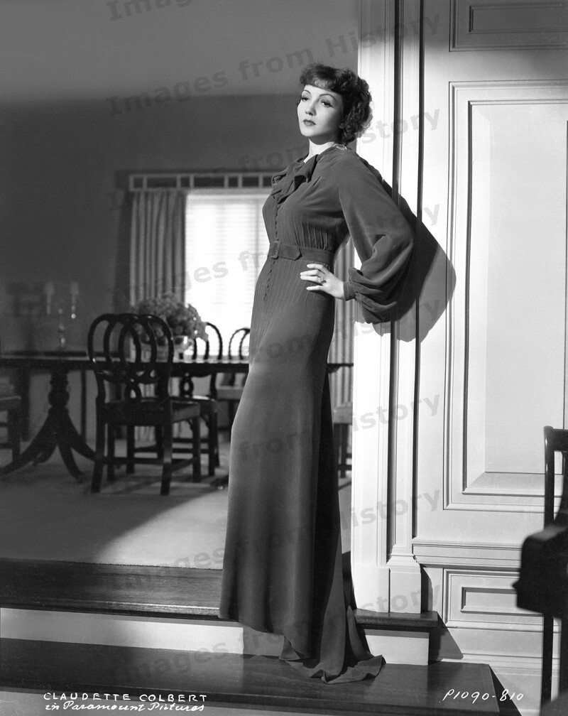 8x10 Print Claudette Colbert Beautiful Irene Fashion Portrait #1010096 ...