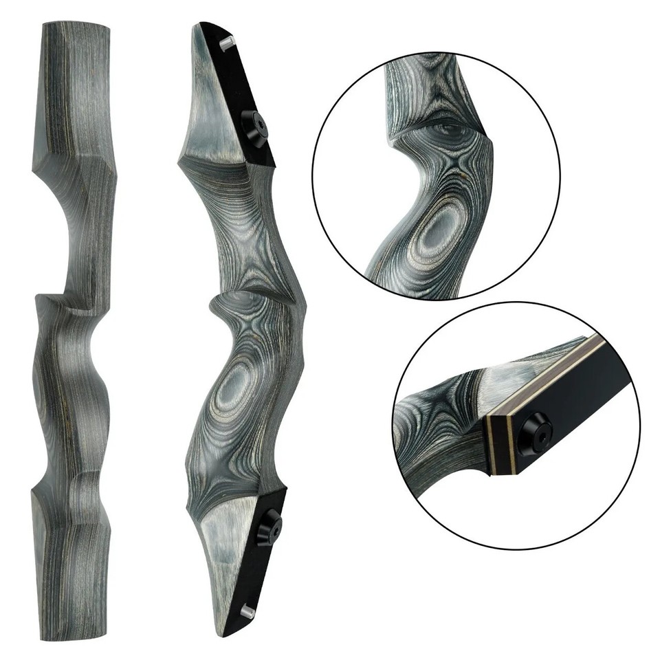 60"Takedown Bow Right Hand Longbow 20-60lbs Bow Limbs Wooden Bow ...