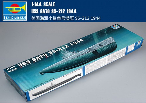 USS GATO SS-212 1944 1/144 Submarine Trumpeter model kit 05906 | eBay