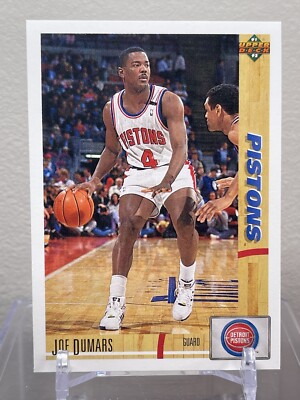 1991-92 Upper Deck Joe Dumars #335 Detroit Pistons Basketball Card | eBay